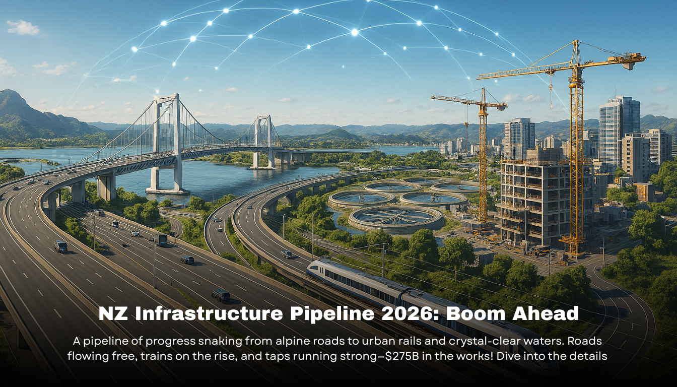 NZ Infrastructure Pipeline 2026: Boom Ahead